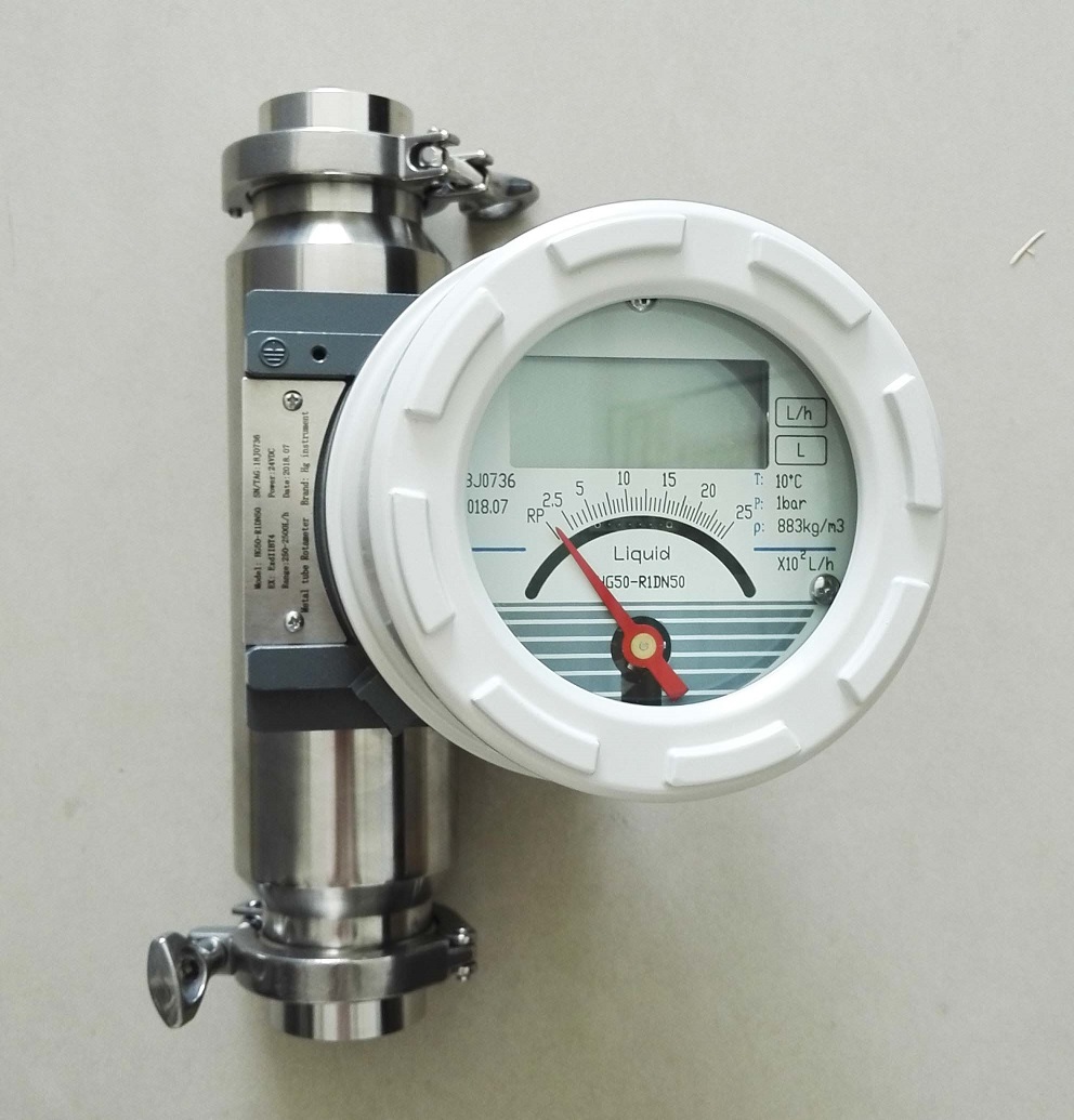 Outline structure and installation of Metal Tube Rotameter - water flow ...